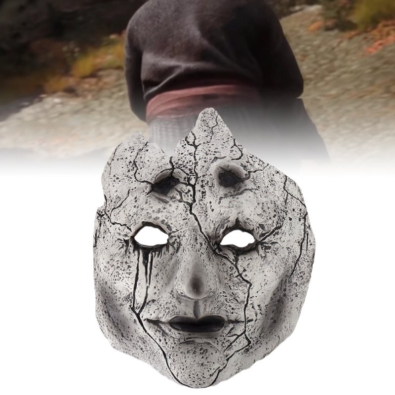 Scary Black Myth Wukong Latex Half Face Mask For Halloween Carnival ...