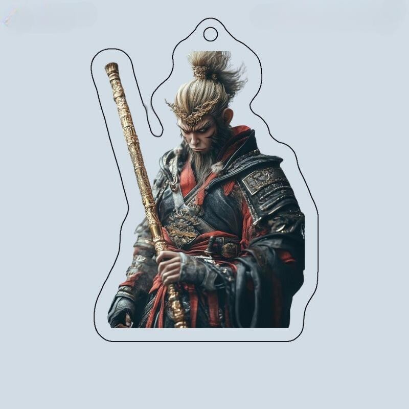 NEW Black Myth Ornament Chinese Sun Wukong Acrylic Keychain Collection ...