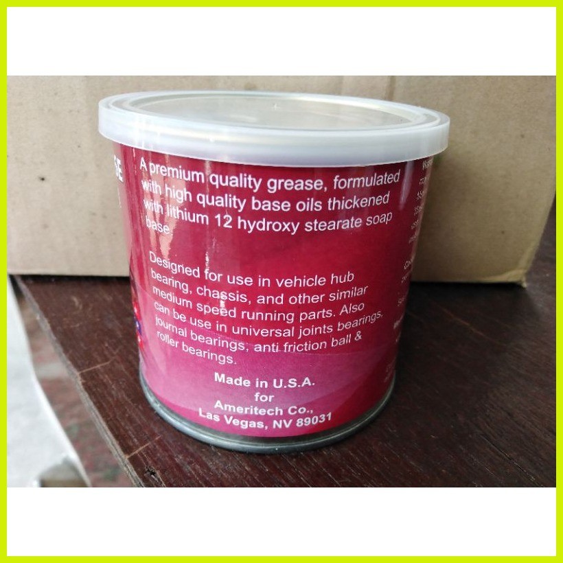 ¤ ⊕ ∆ Multi Purpose Red Lithium Grease NLGI No. 2 Made in USA (454 grams) | Shopee Philippines