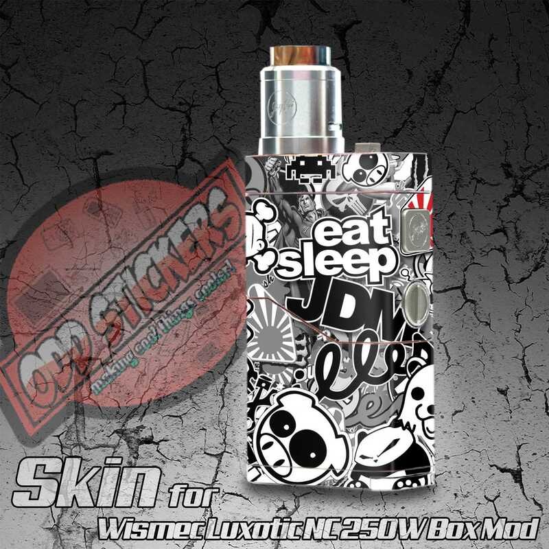 Doodle Skin For Luxotic Nc 250W Mod Premium PVC Sticker Cover By ...