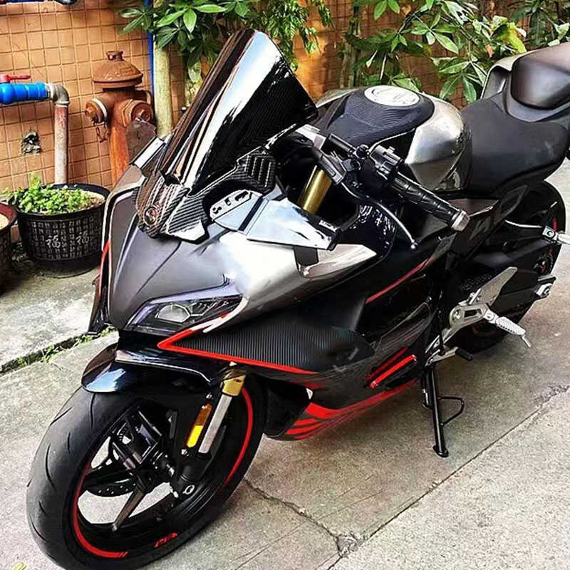 Para Sa CFMOTO 450Sr 450 SR Racing Windscreen Wind Screen Double Bubble ...