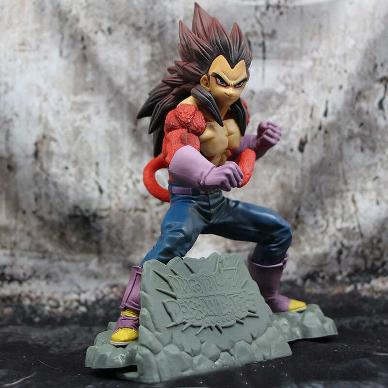 Fc 15Cm Dragon Ball Z Cartoon Super Saiyan Four Model Toy Vegeta Ssj4 ...