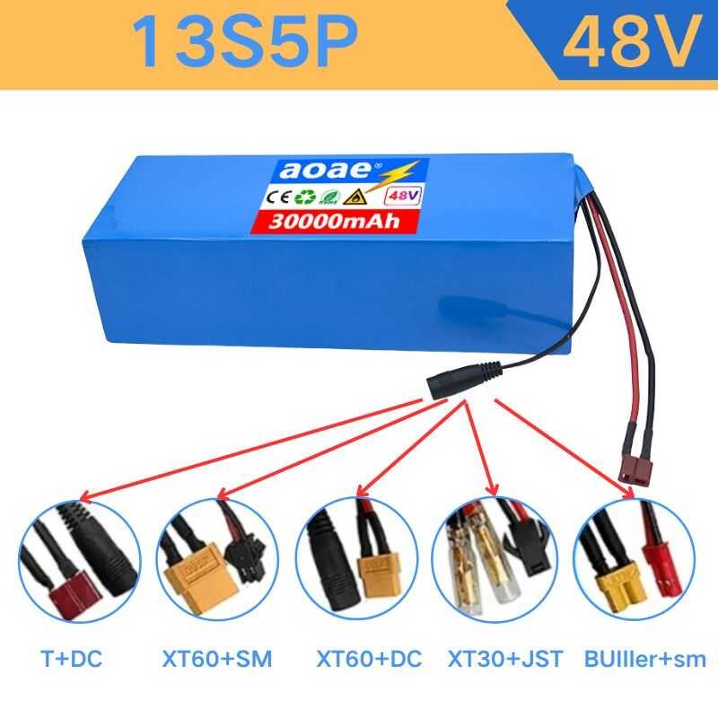 18650 13S5p 48V 30000Mah Lithium Batteries Pack Built-In Smart BMS Para ...