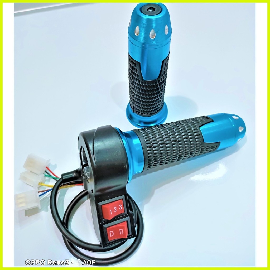 ebike throttle with DR drive reverse and 3 speed button, pack with ...