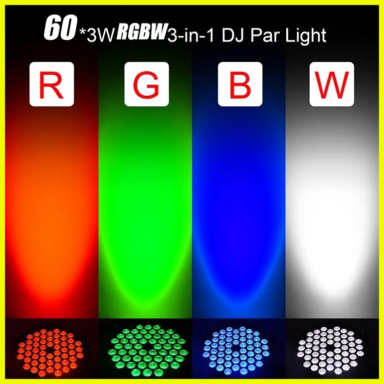 ⭐ ¤ Big Dipper LP001 ( RGBW ) & LP001-H ( With DMX Cable ) Stage Lights ...