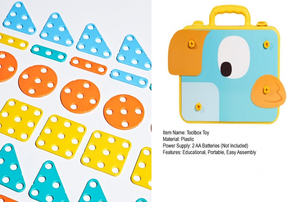 SIM| Children Toolbox Toy Portable Toolbox Toy 233pcs Kids Toolbox Toy ...