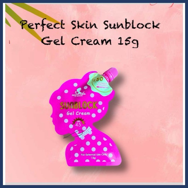 Perfect Skin Sunblock Gel Cream | Shopee Philippines