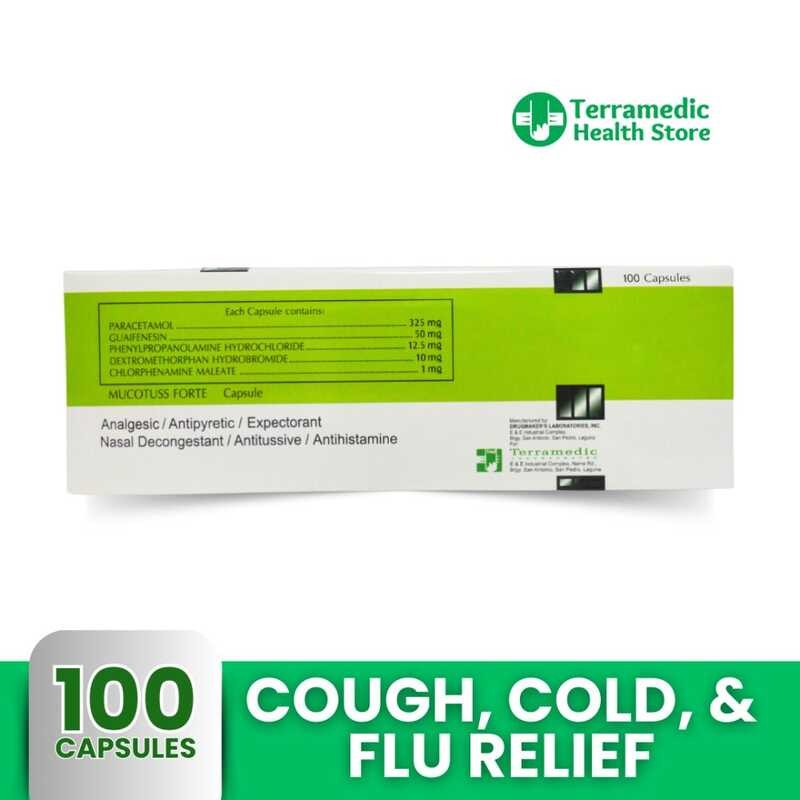 COD Genuine And Original MUCOTUSS FORTE Cough Remedy Gamot Sa Lagnat ...