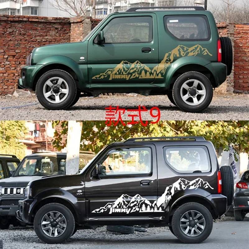 Stickers Car Custom Decals Vinyl Film Accessories FOR Suzuki Jimny 2011 ...