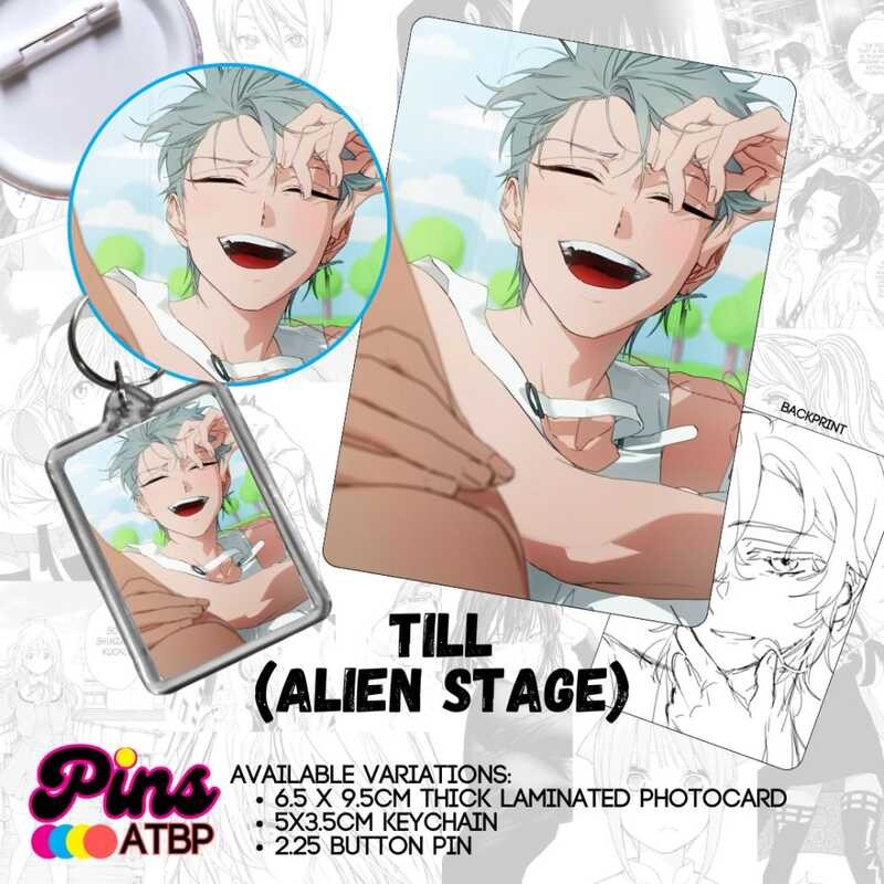 Till Alien Stage Anime Collectible Photocard Button Pin Keychain - Pins ...