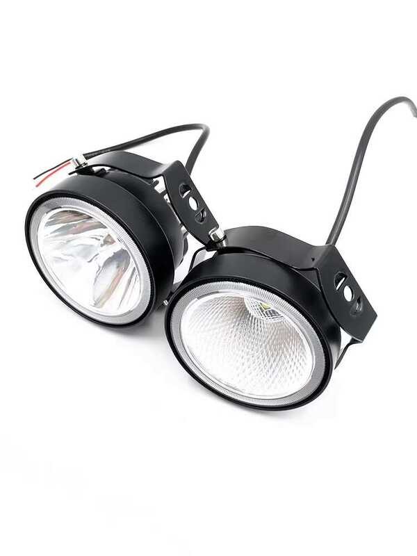 Car LED Spotlight Off-Road Vehicle A-Pillar Light Retrofit Front Bumper ...