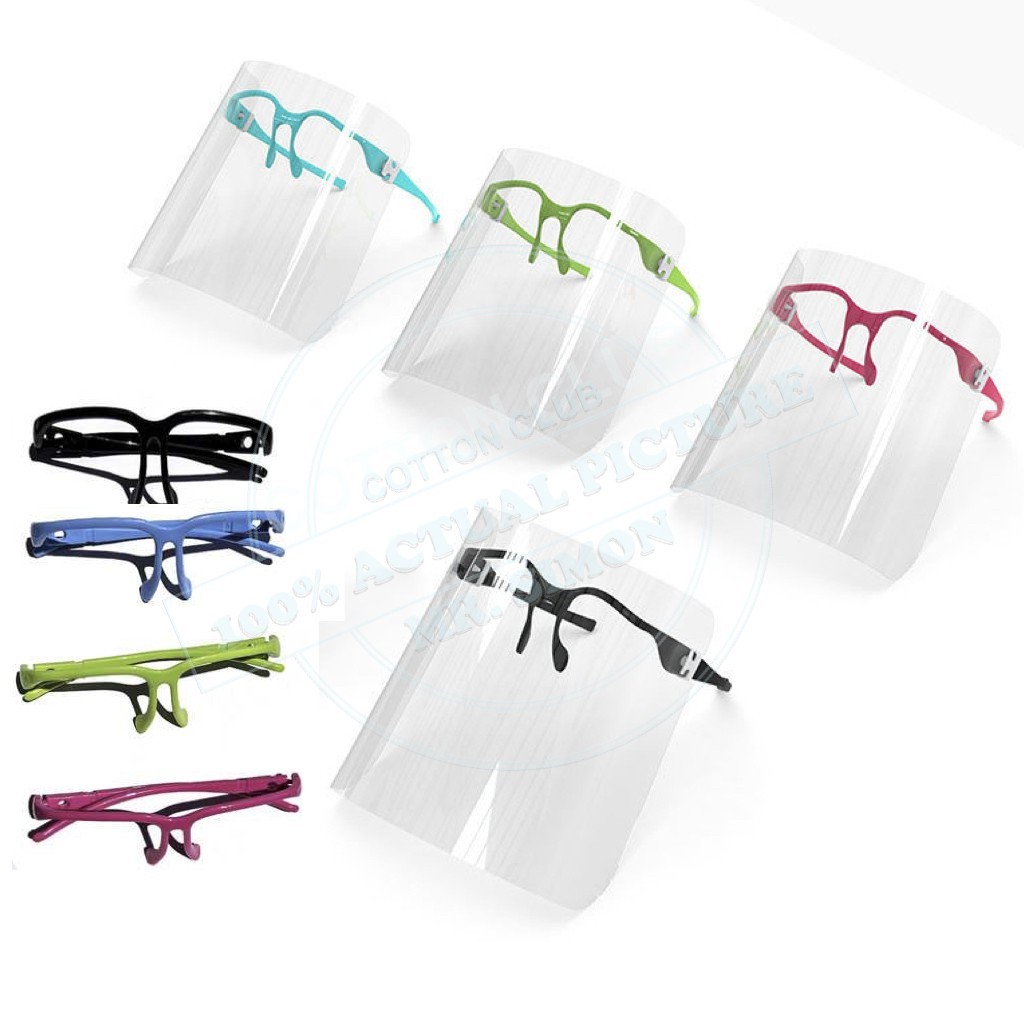 Heng De COLORED FRAME Protective Face Shield | Shopee Philippines