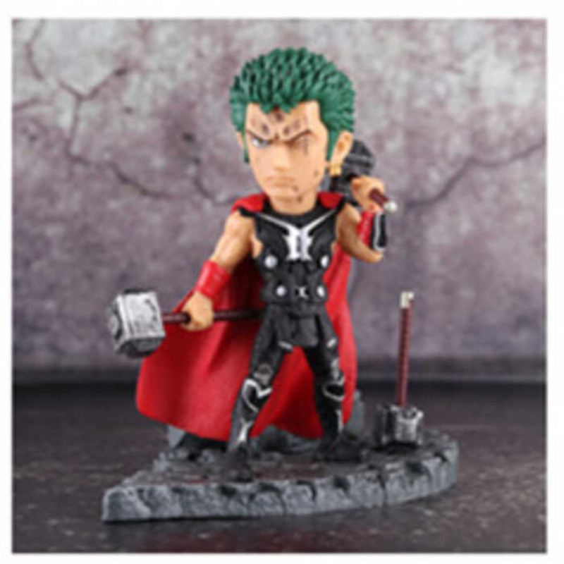 One Piece Avengers SD Captain America Luffy Chief Sanji Thor Zoro Boxed ...