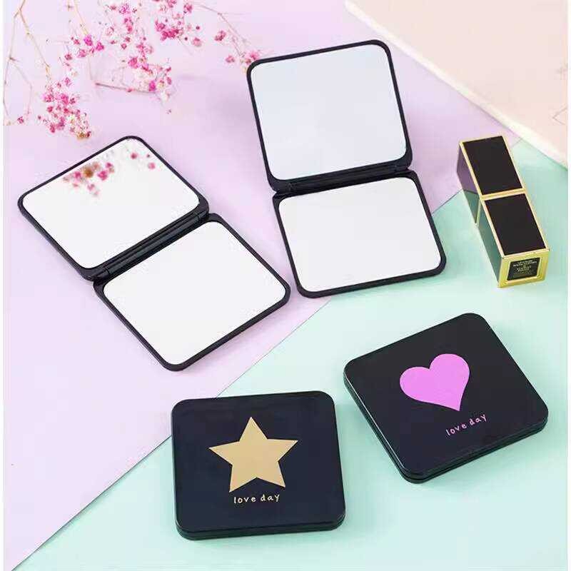 Mini Portable Mirror Double-Sided Handheld Folding Mirror for Students ...