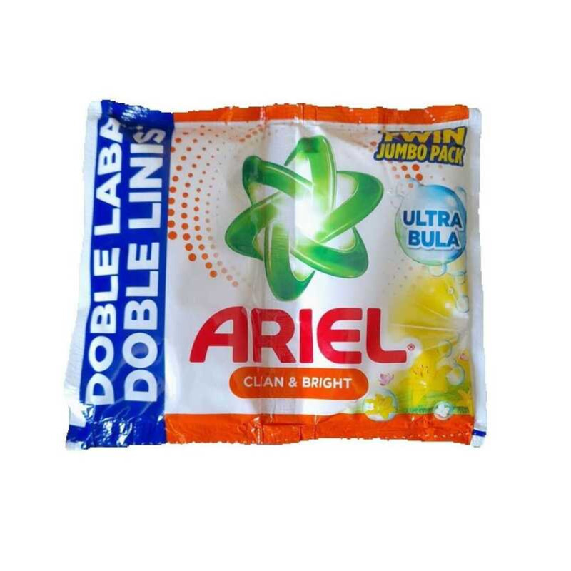 Ariel Clean & Bright Detergent Powder Twin Jumbo Pack 66G (6 Pcs) 0Ed ...
