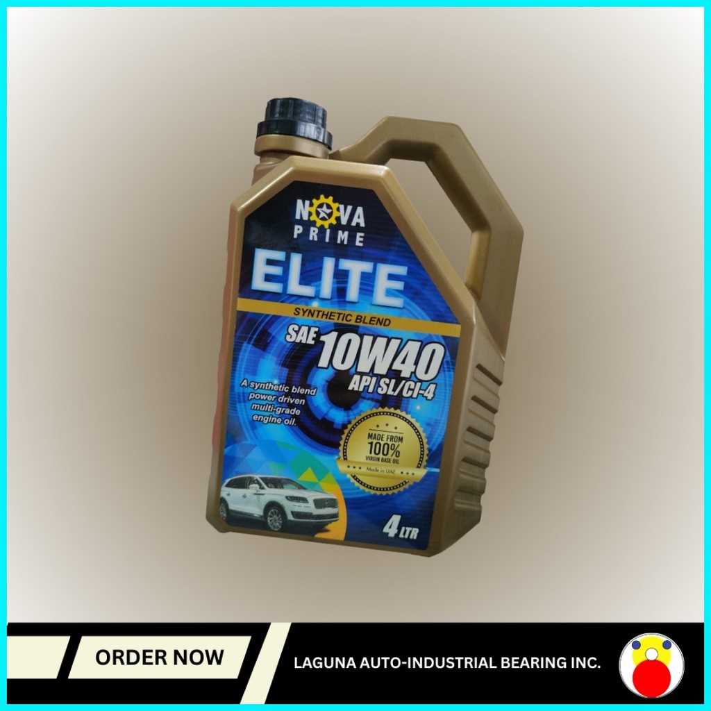 NOVA PRIME Elite 10W-40 Synthetic Blend Gasoline and Diesel Engine Oil ...