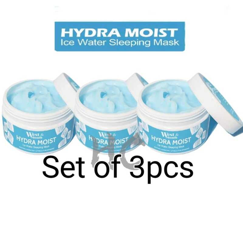 Qu【Set Of 3Pcs】Hydra Moist Ice Water Sleeping Mask Drunk Skin ...