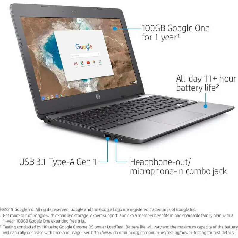 Chromebook HP 11 G5 EE Chromebook Laptop N3060 4G RAM 16G SSD Laptop ...