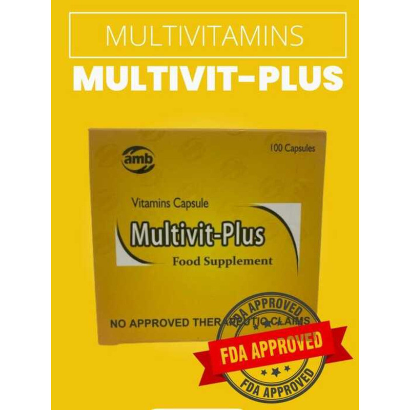 Multivit-Plus Multivitamins Food Supplement 100 Capsule Healthcare New Cee Plus Vitamin C D23 ...