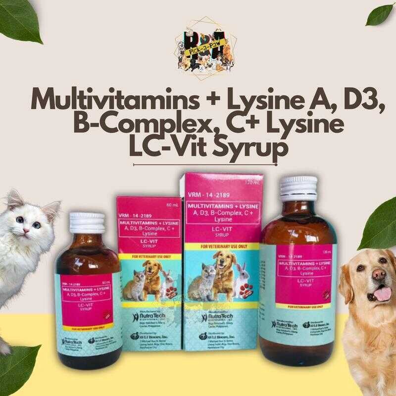 A35 Lc-Vit Multi Vitamins For Dogs, Cats, Rabbits, Hamsters, Poultry ...