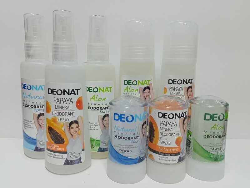 DEONAT ALOE MINERAL DEODORANT TICK/ROLL SA/SPRAY TAWAS 2024 | Shopee ...