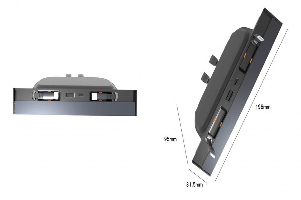 [Rm] Car Supplies Tesla Model 3/y Car Docking Station with 4 Fast ...