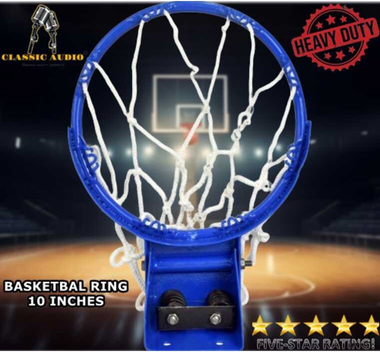 Classic audio basketball ring With Spring 10 inches (Heavy Duty ...