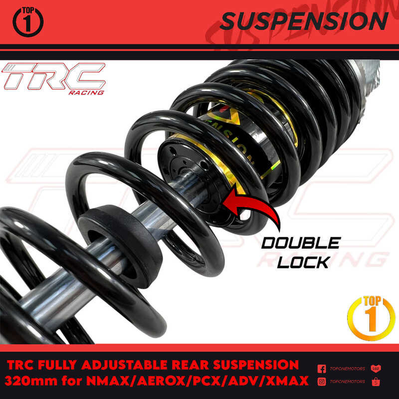 TRC Top1 Motors Fully Adjustable Rear Suspension 320Mm Para Sa Nmax ...