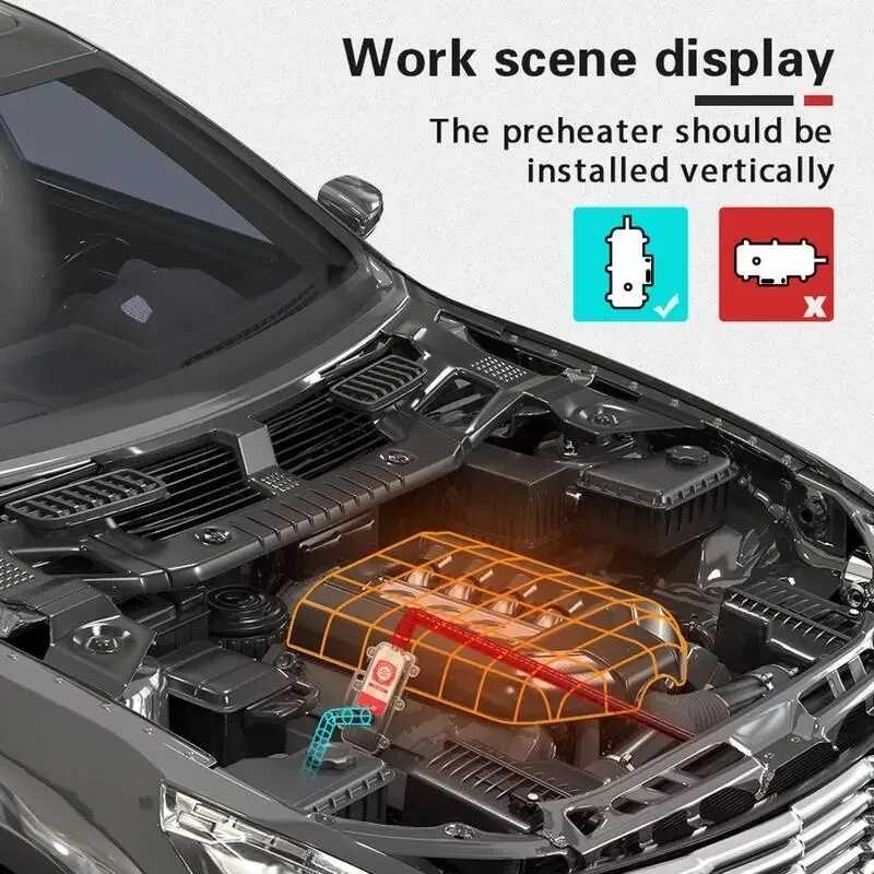 3000W ∮ Del Auto Engine Antifreeze Preheater 220V Truck Coolant Parking ...