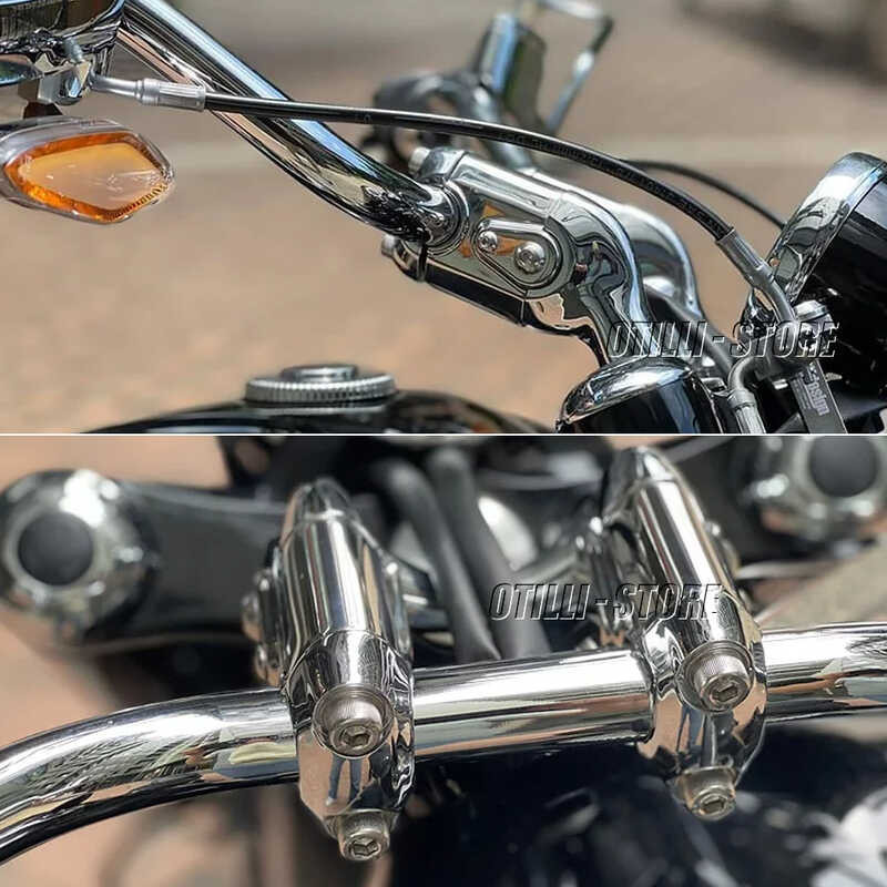 Handlebar Risers Handle Bar Mounting Lift Clamp Adapters Para Sa - R18 ...