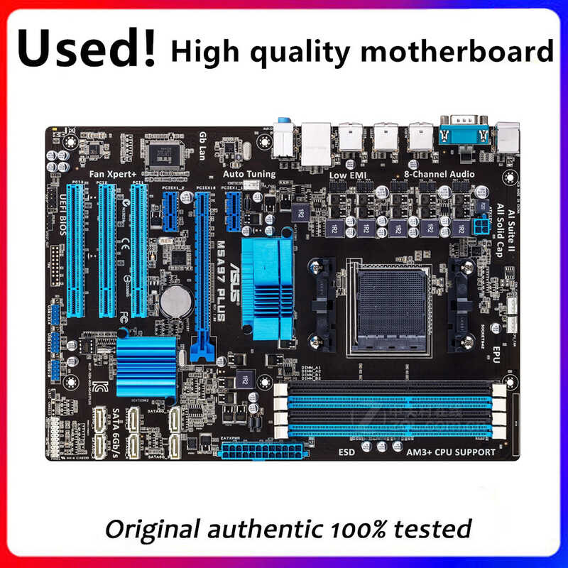 PLUS Motherboard Socket Am3+ Ddr3 32Gb Para Sa AMD 970 FX Orihinal ...