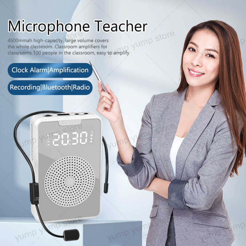 LY 4500Mah Microphone Teacher 15 Advantages Voice Mic Amplifier ...