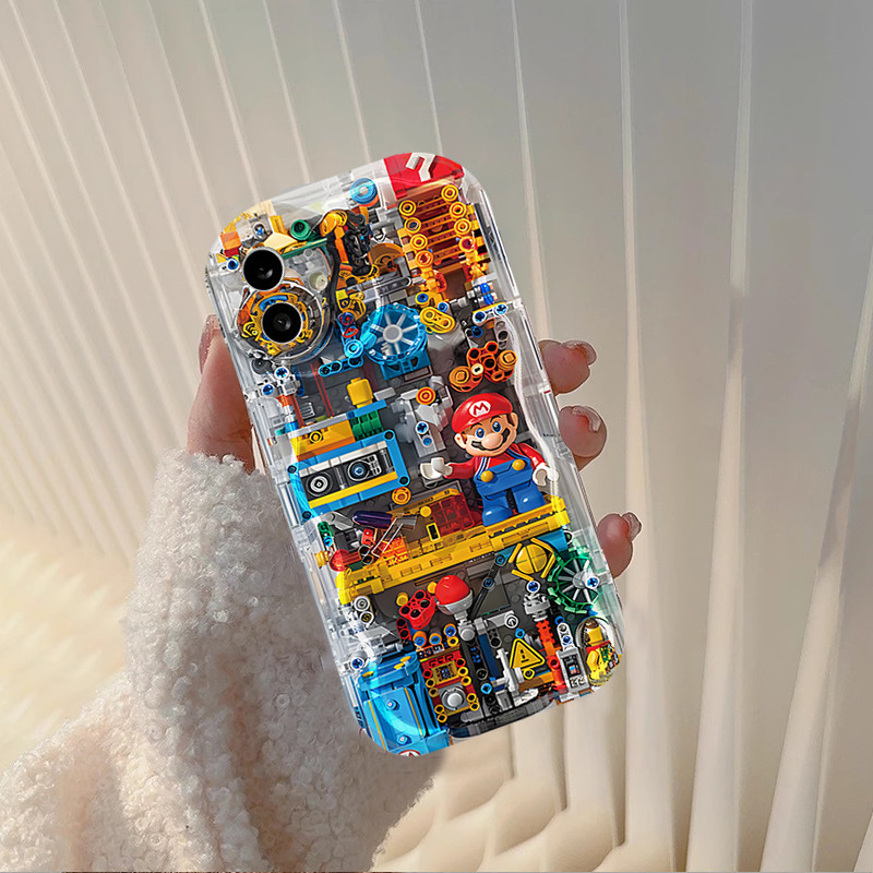 3D Super Mario Bricks Phone Casing For iPhone 6 6S 7 8 Plus X XS Max XR ...