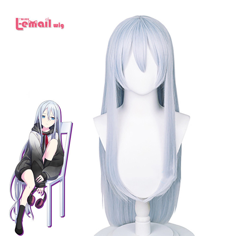 §≈ L-Email Wig Synthetic Hair Yoisaki Kanade Cosplay Game Project SEKAI ...