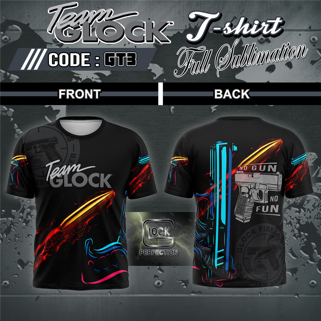 New in 2024! Design Glock T-shirt printing team Glock jersey new design ...