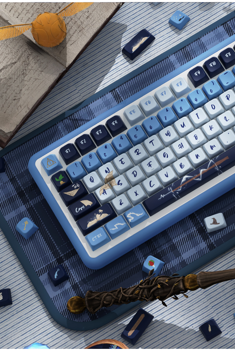 Ravenclaw Keycaps MDA Profile PBT 138/158 Keys Keycap Five-sided ...