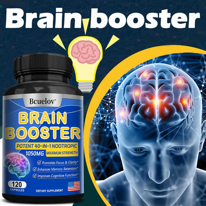 Memory BCUELOV and Boosting Vitamins, Food Supplement Focused Memory ...
