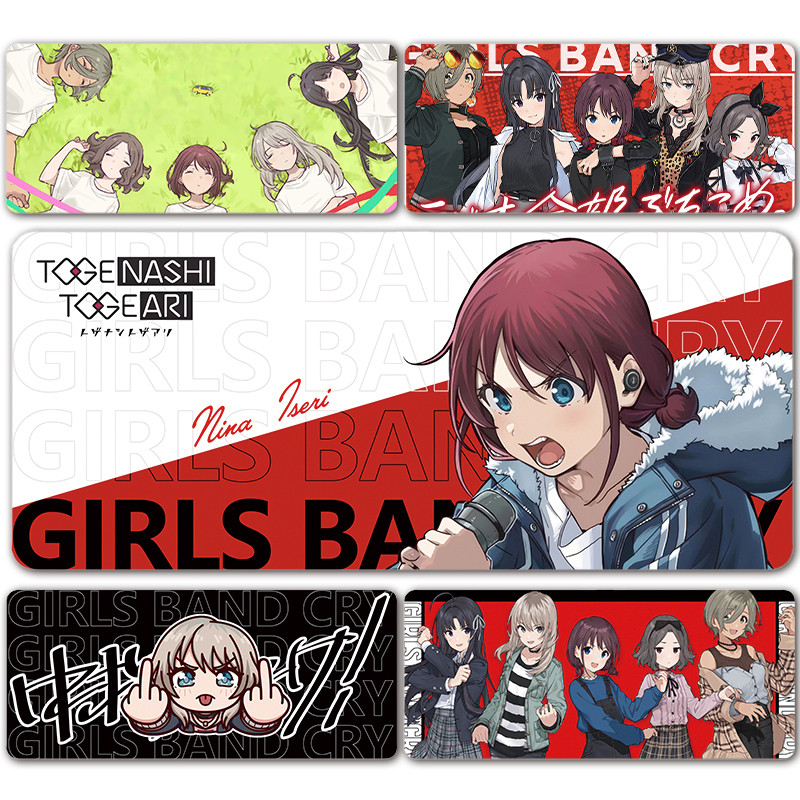 Girls Band Cry Nina Momoka Subaru Tomo RUPA XXL Large Mouse Pad ...