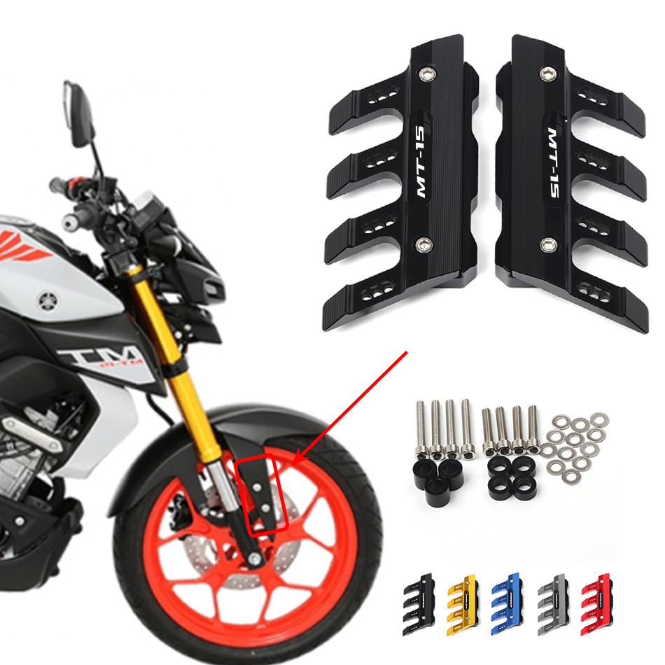 Logo with Yamaha MT-15, MT15 motorcycle front mudguard, fork guard ...