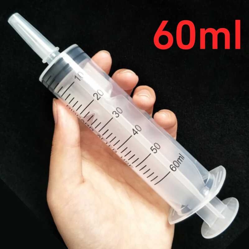 Liquid 60 Ml Syringe Glue Filg Enema Syringe Nutrient Sterile Health Without Needle Watering ...