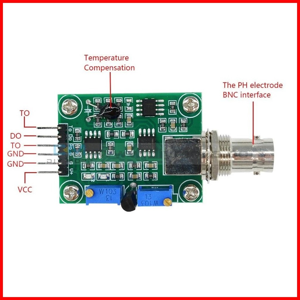 ☃ pH sensor PH-4502C kit for Arduino Analog Output E201 BNC probe | Shopee Philippines