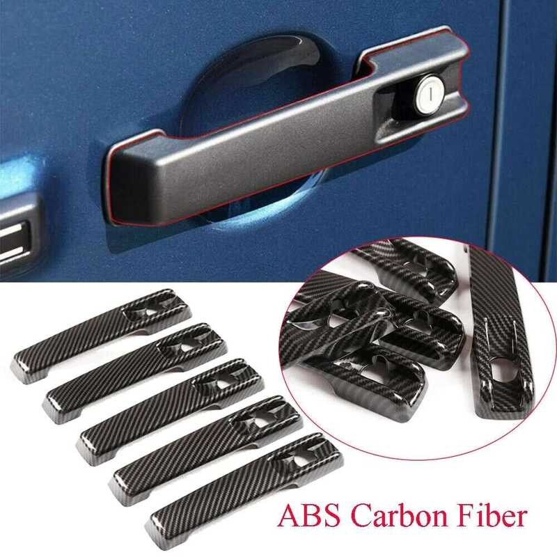 Carbon Car Fiber Exterior Door Handle Trim Cover For Mercedes Benz G ...