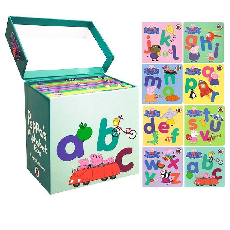 [300 off 150] Peppa Pig Alphabet Box Peppa Pig ABC Letter Book Words ...