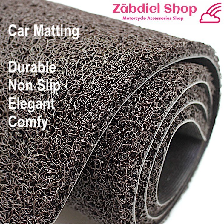 DIY CAR MATTING / Floor Matting Spaghetti BLACK with Spike Matting (PM ...