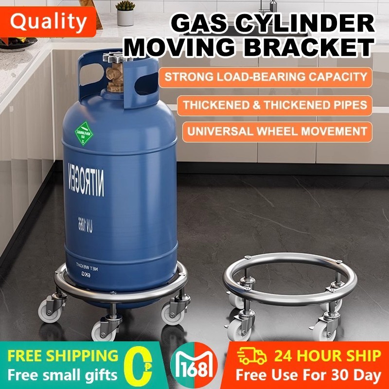 Home Gas Tank Removable Tray Kitchen Gas Bottle Placement Mobile ...
