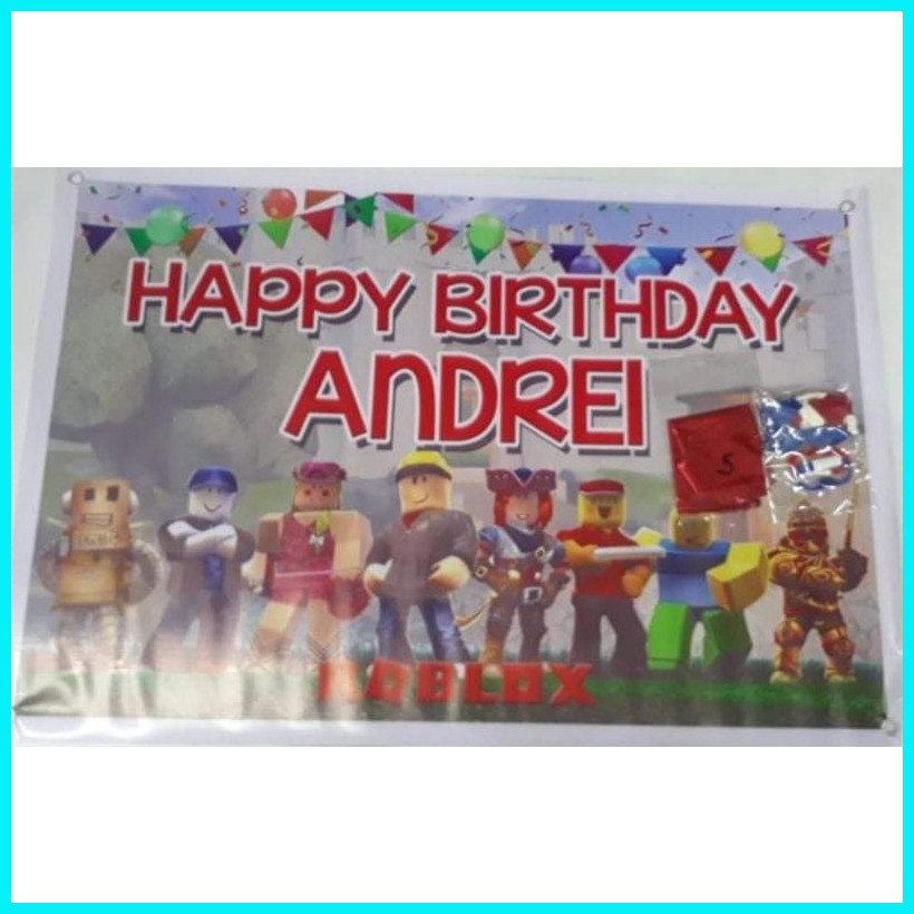 ROBLOX BANNER / TARPAULIN / BACKDROP | Shopee Philippines