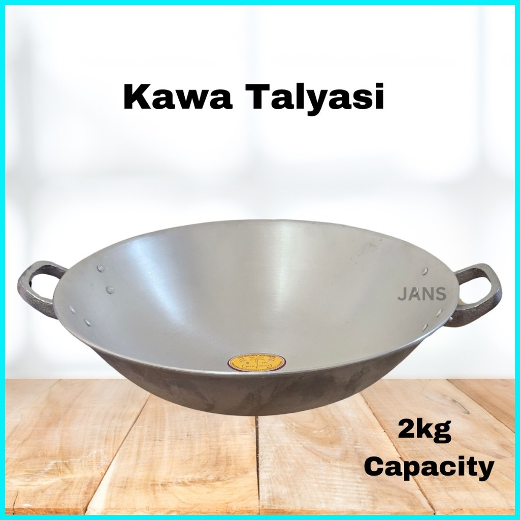 Kawa Talyasi Makapal Aluminum 37cm Heavy Duty 2.5kg Capacity | Shopee ...