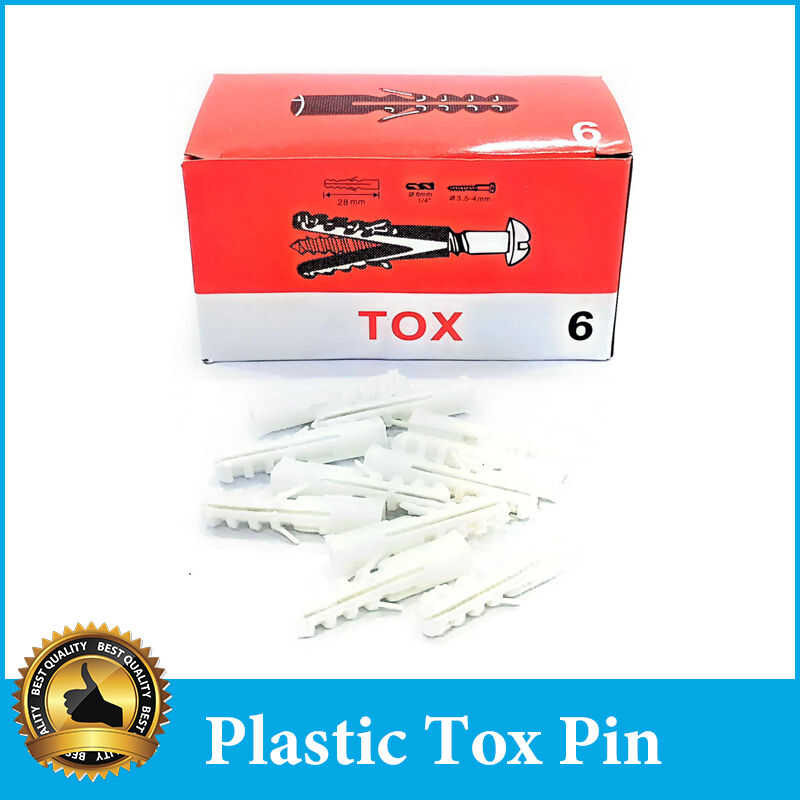Pin Wall Plug For Concrete Plastic Expansion Pipe Toks W/Out Screws ...