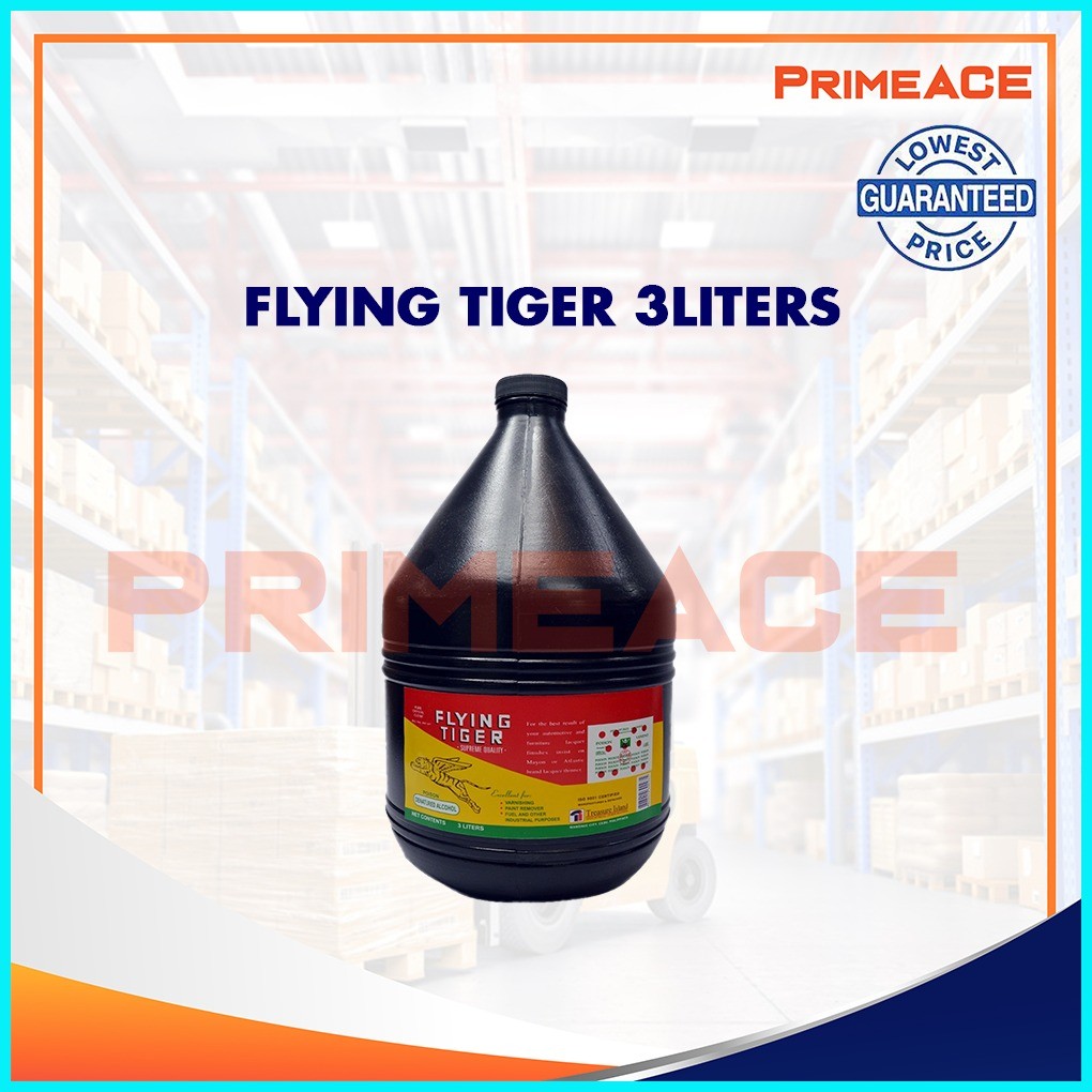PrimeACE Flying tiger DENATURED ALCOHOL (3 litters) | Shopee Philippines