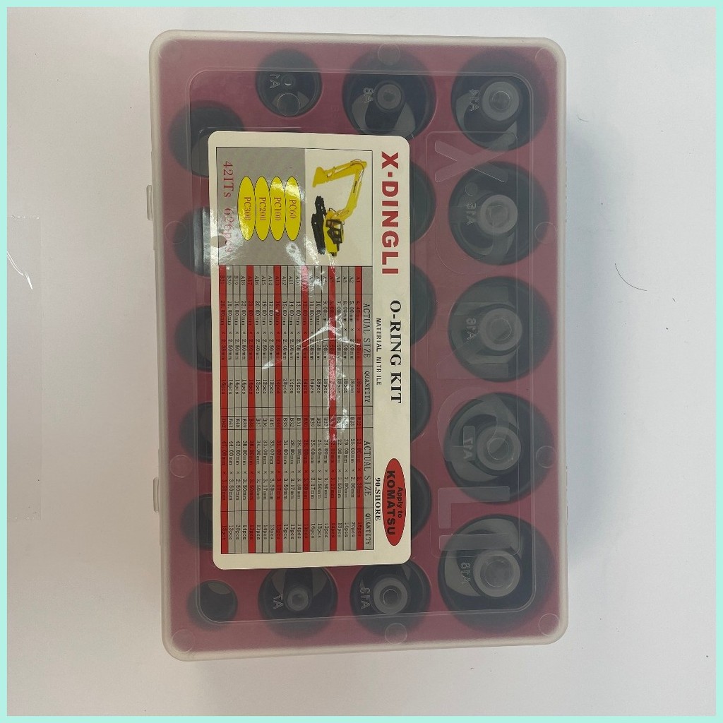 Komatsu Excavator parts Viton O-Ring repair kit Rubber Oil Seal Repair ...